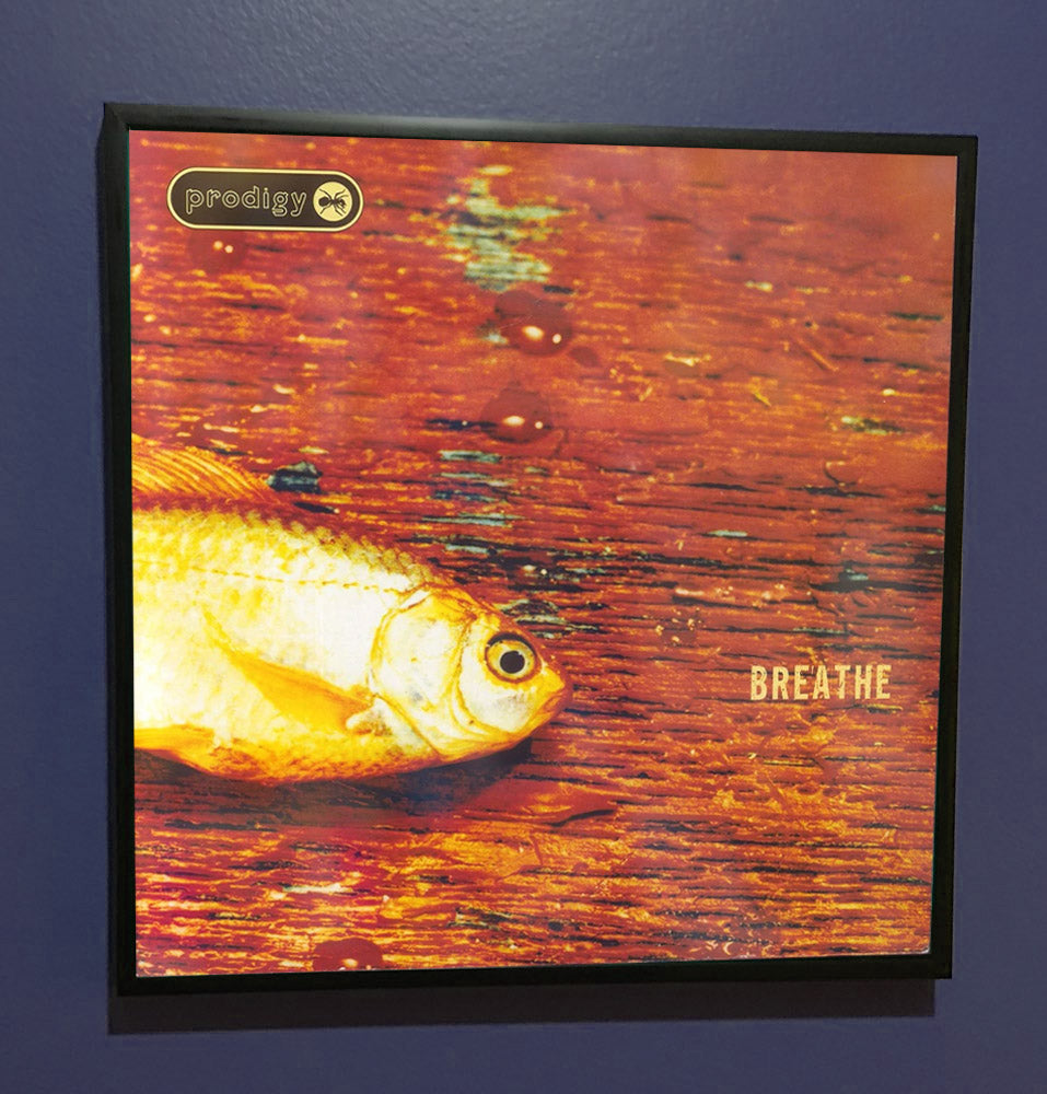 The Prodigy - Breathe - Framed 12" Single Artwork Sleeve 1996 ...