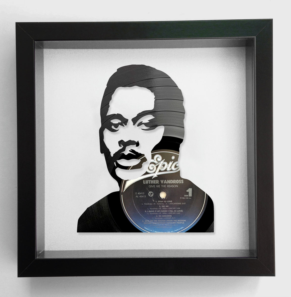Luther Vandross - Give Me The Reason - Original Vinyl Record Art 1986 ...