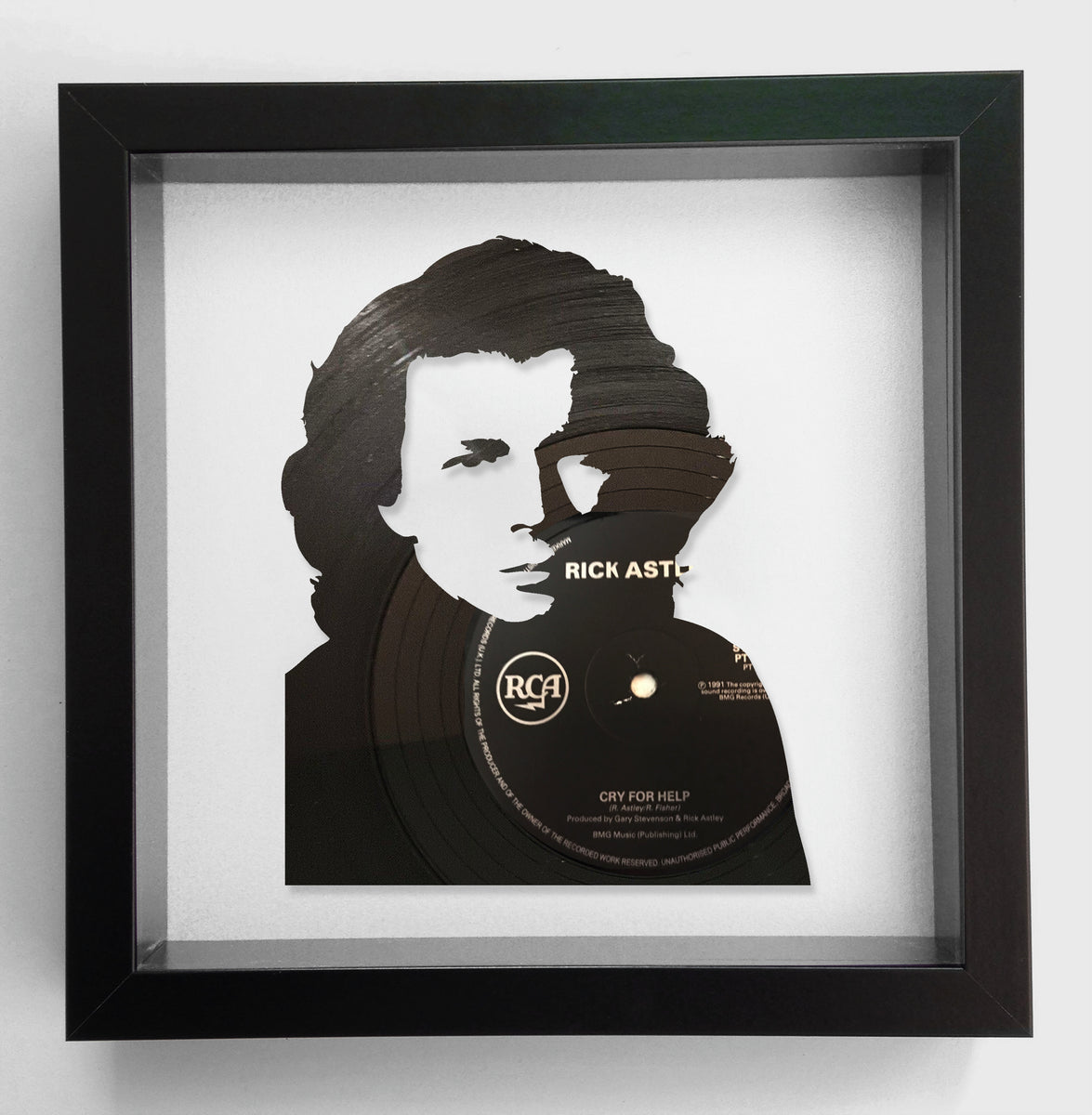 Rick Astley - Never Gonna Give You Up - Original Vinyl Record Art 1987 ...