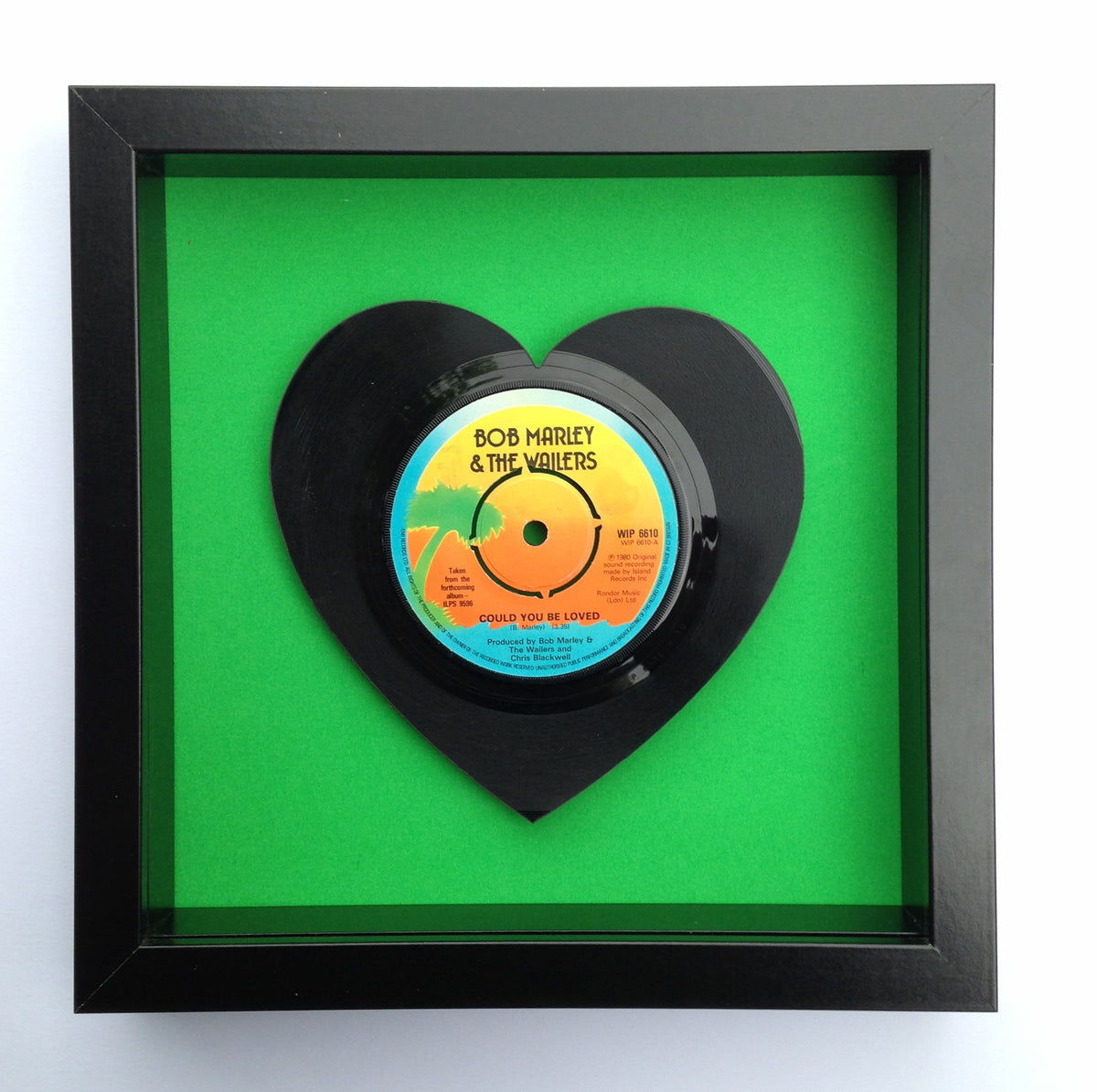 Bob Marley & the Wailers 'One Love' Vinyl Record Art 1984 – Tolhurst ...